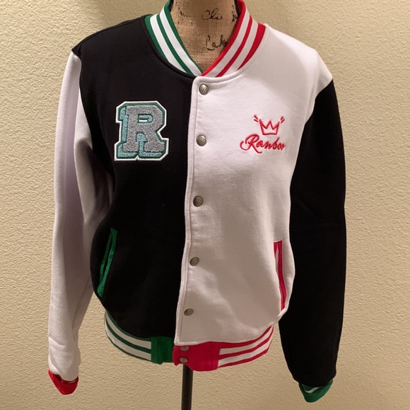 ranboo | Jackets & Coats | Multicolor Letterman Bomber Ranboo Varsity Jacket | Poshmark